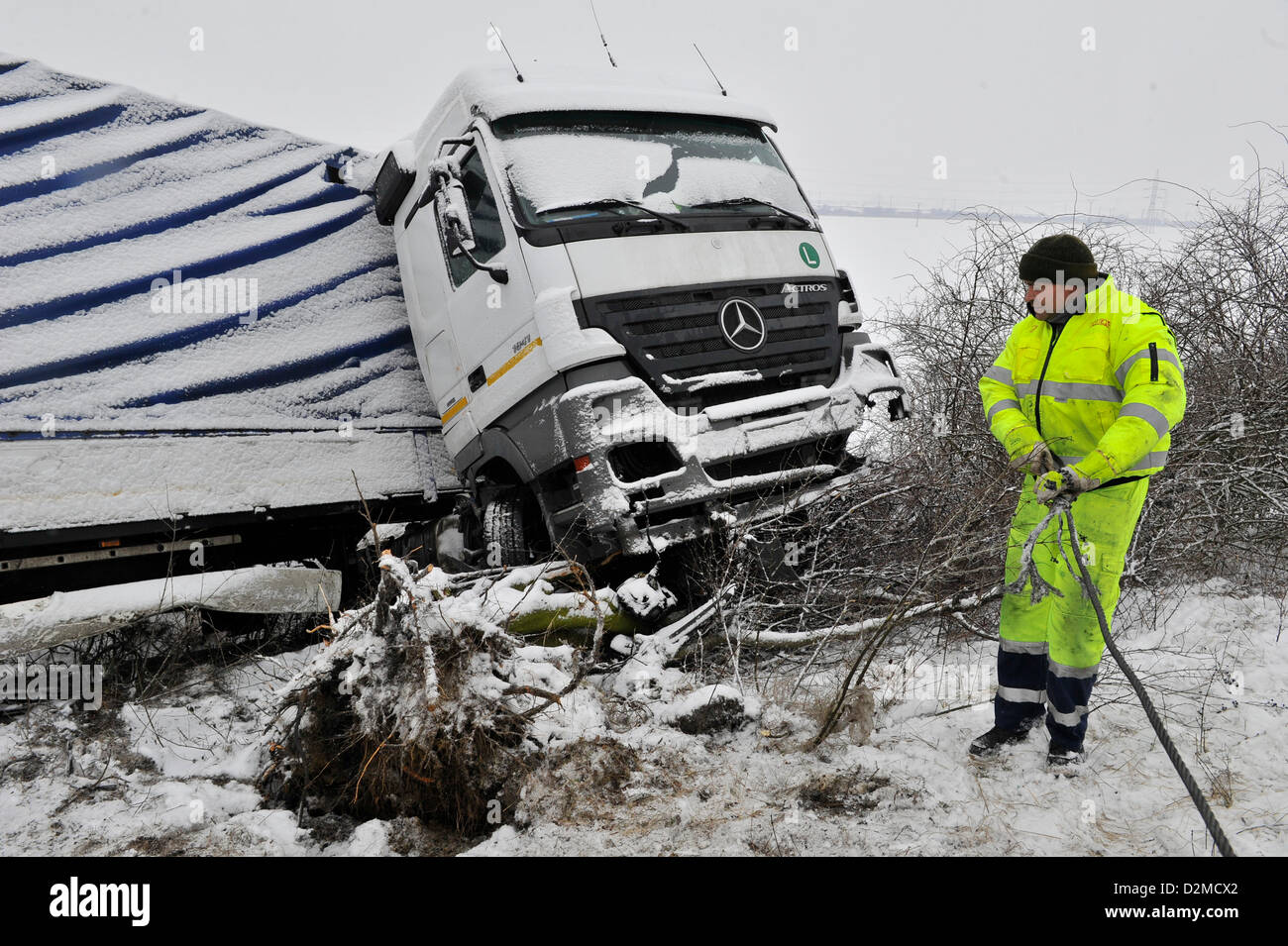 Romanian truck driver died in a car accident on the D2 motorway near ...