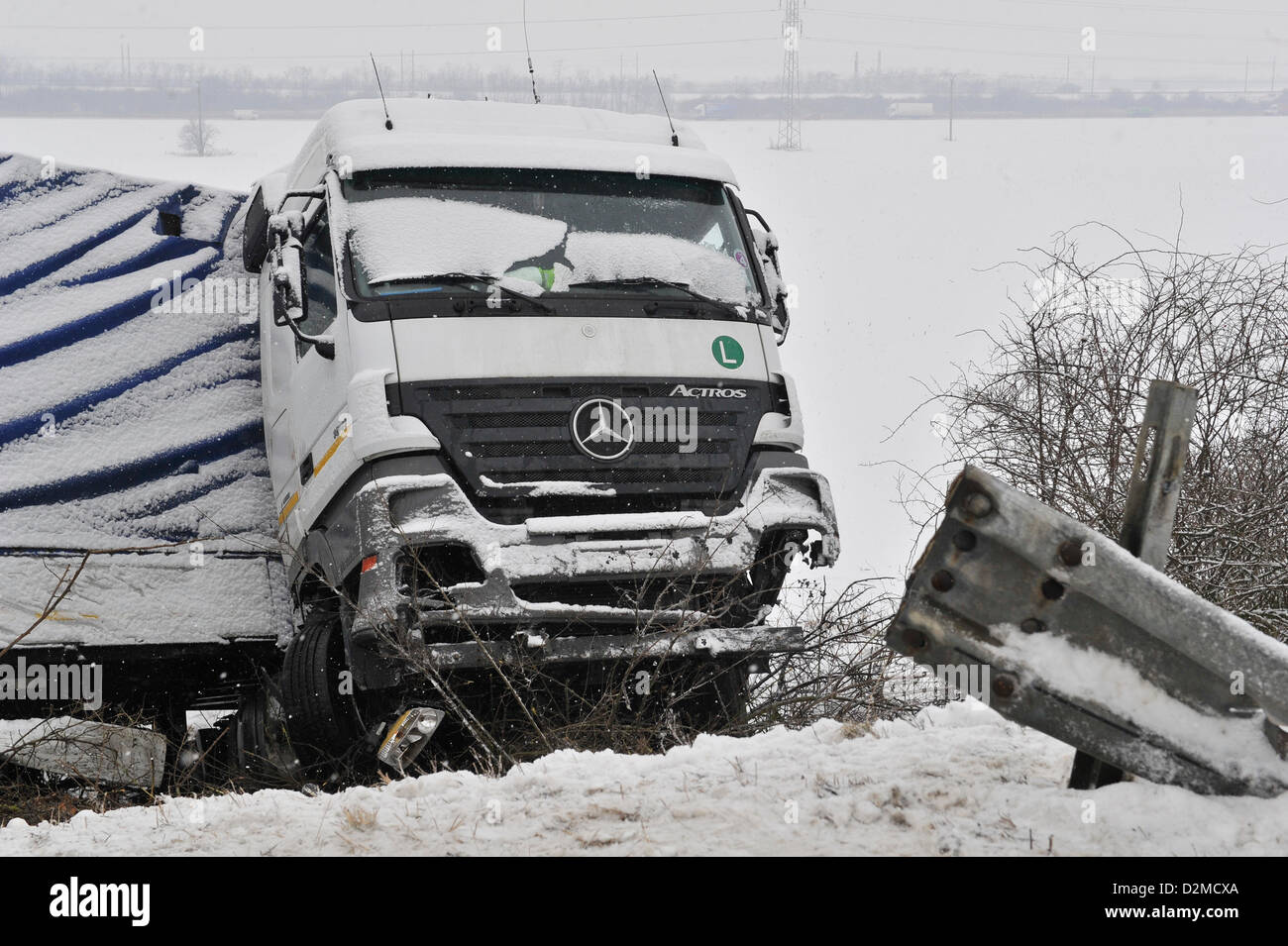 Romanian truck driver died in a car accident on the D2 motorway near ...