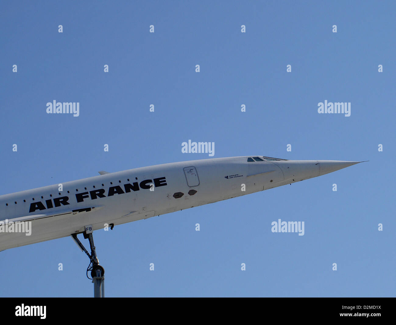 The Concorde, the iconic supersonic airliner, is on display at the ...