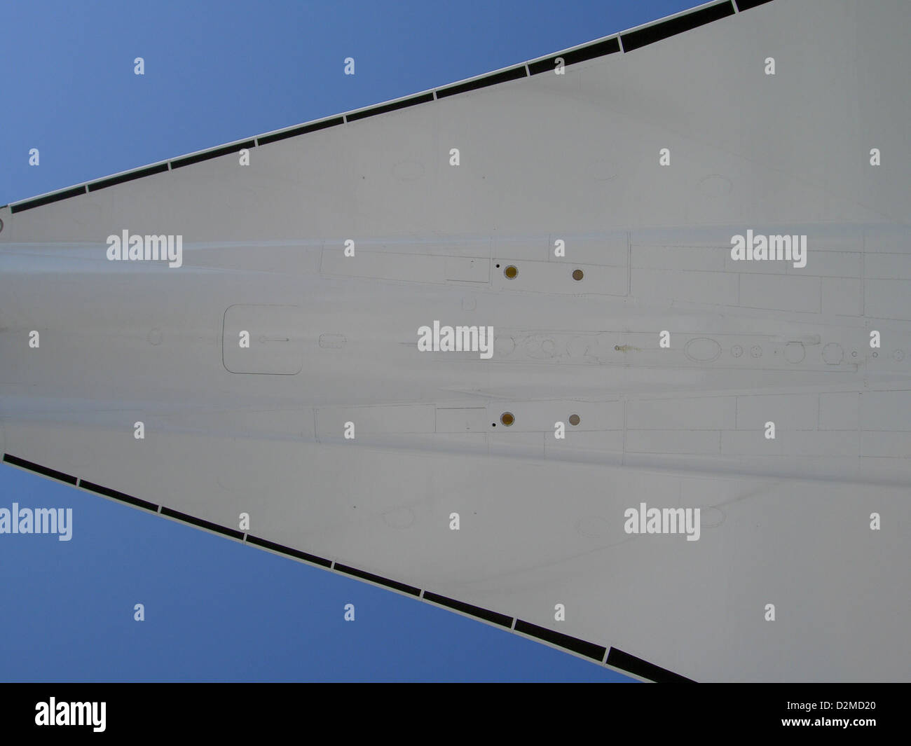 The Concorde, a supersonic passenger airliner, is on display at the ...