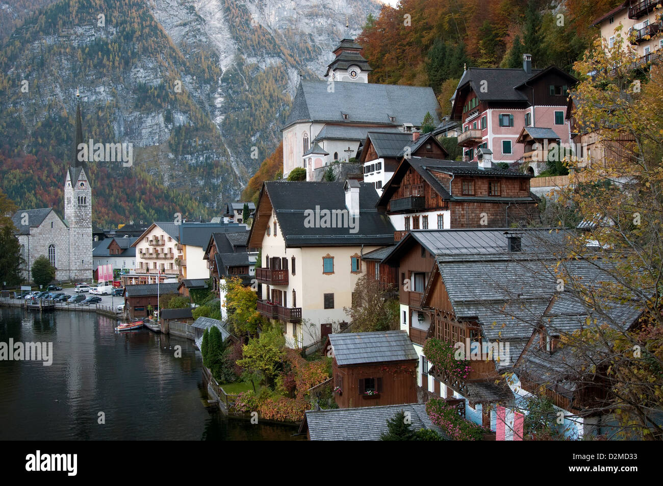 Autumn hallstatt hi-res stock photography and images - Alamy