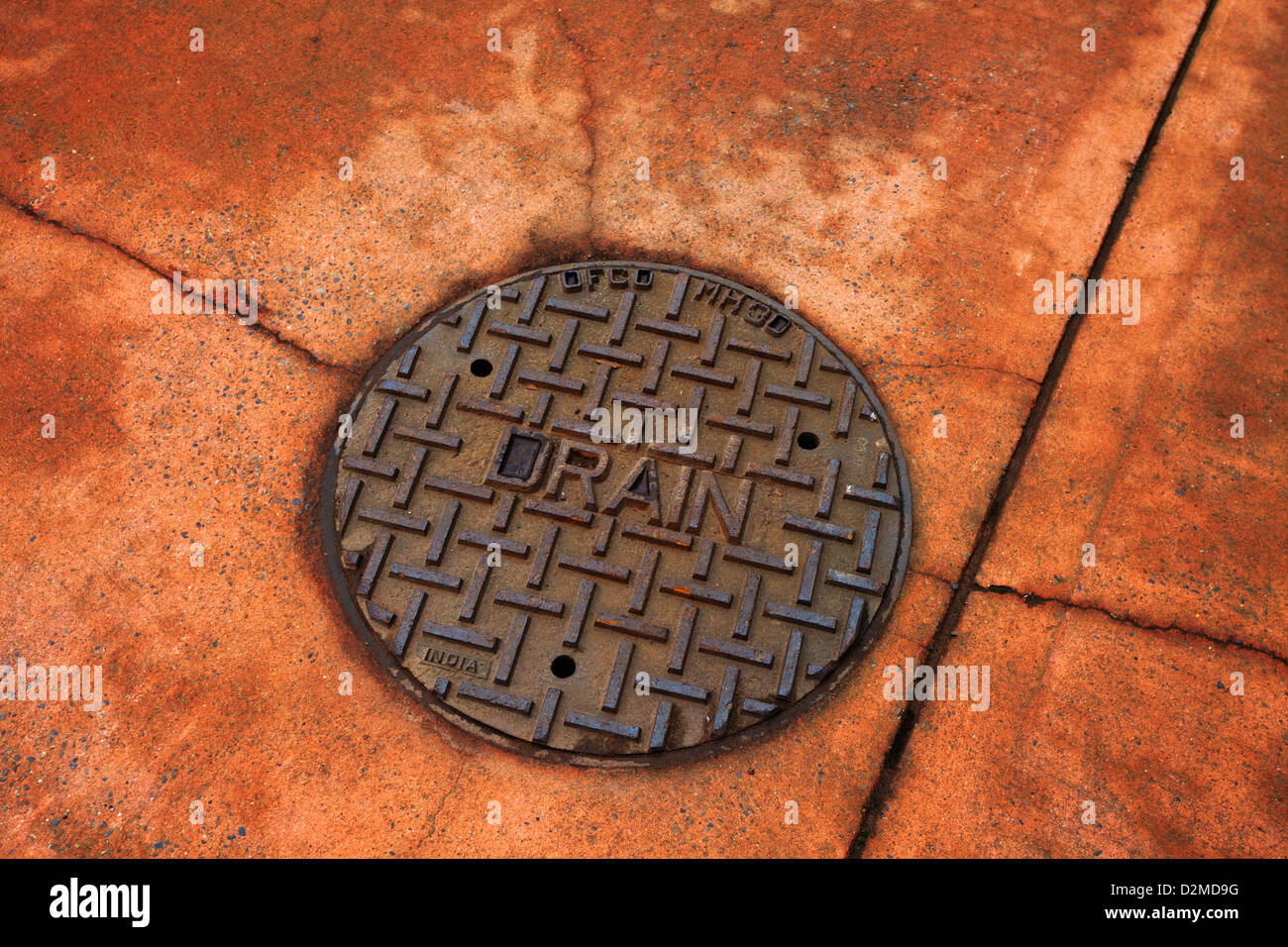 water drain on street Stock Photo - Alamy