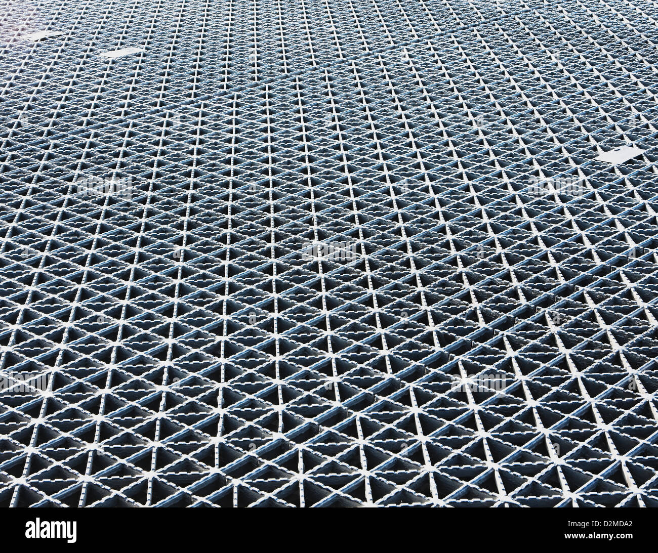 Metal grating on bridge Stock Photo - Alamy