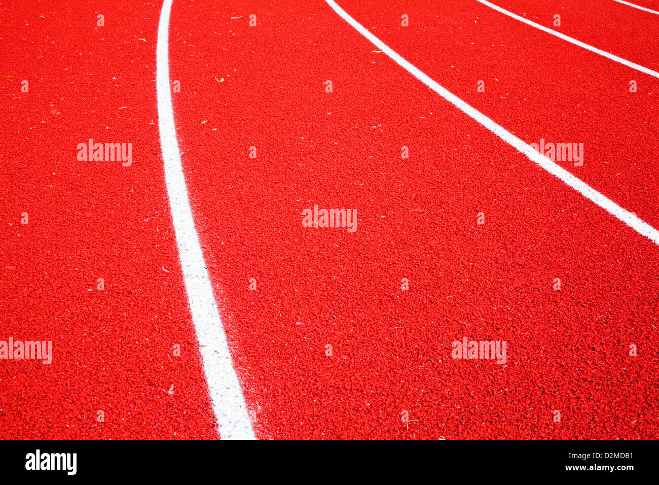 lines on running track Stock Photo - Alamy