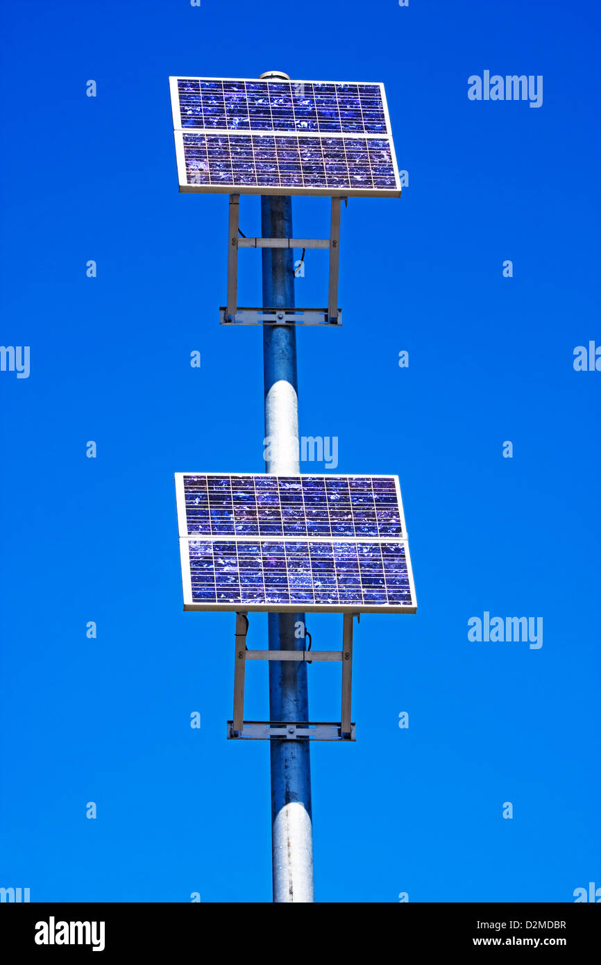 Solar cells on pole hi-res stock photography and images - Alamy