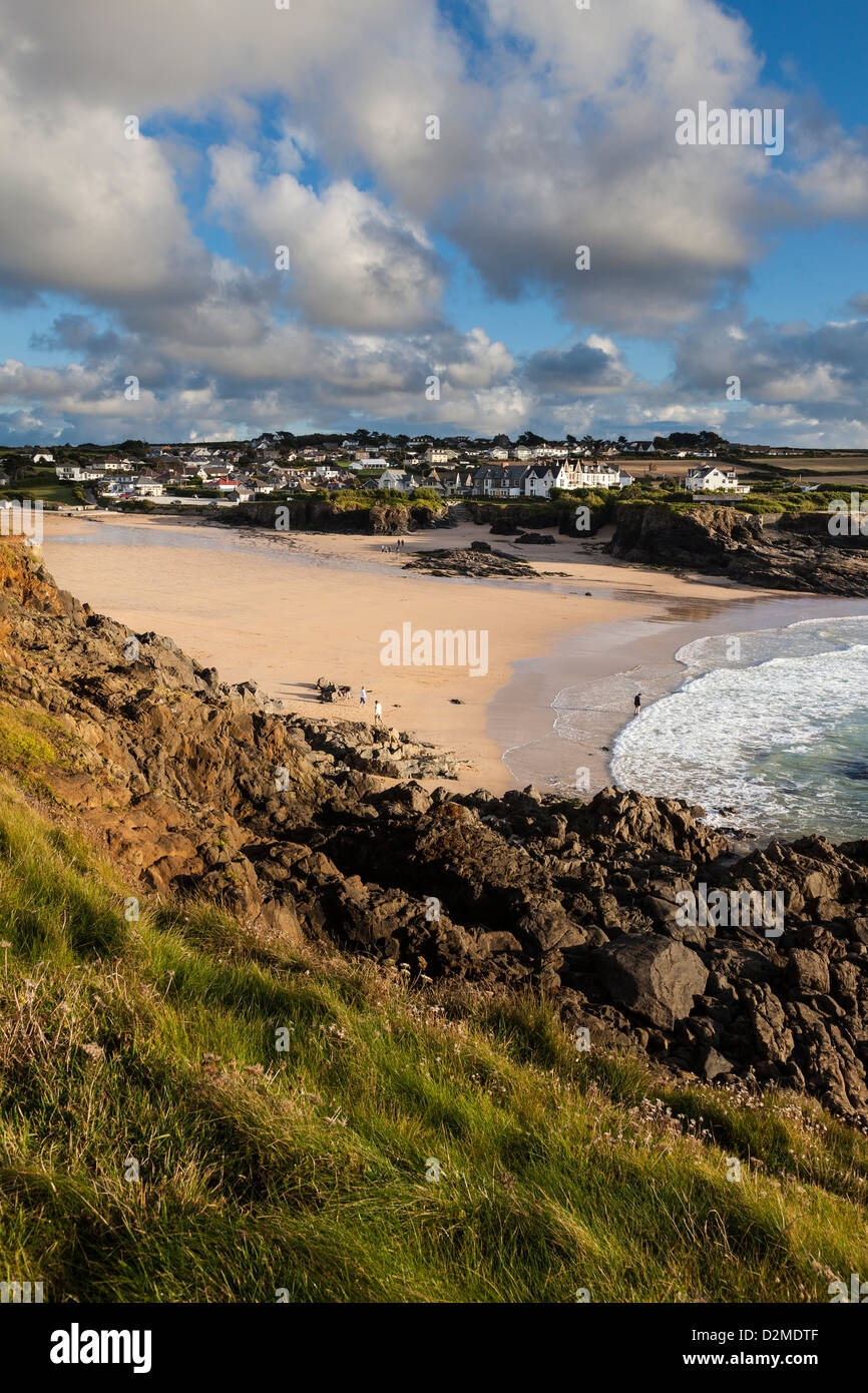Trevone Beach near Padstow, North Cornwall Stock Photo - Alamy