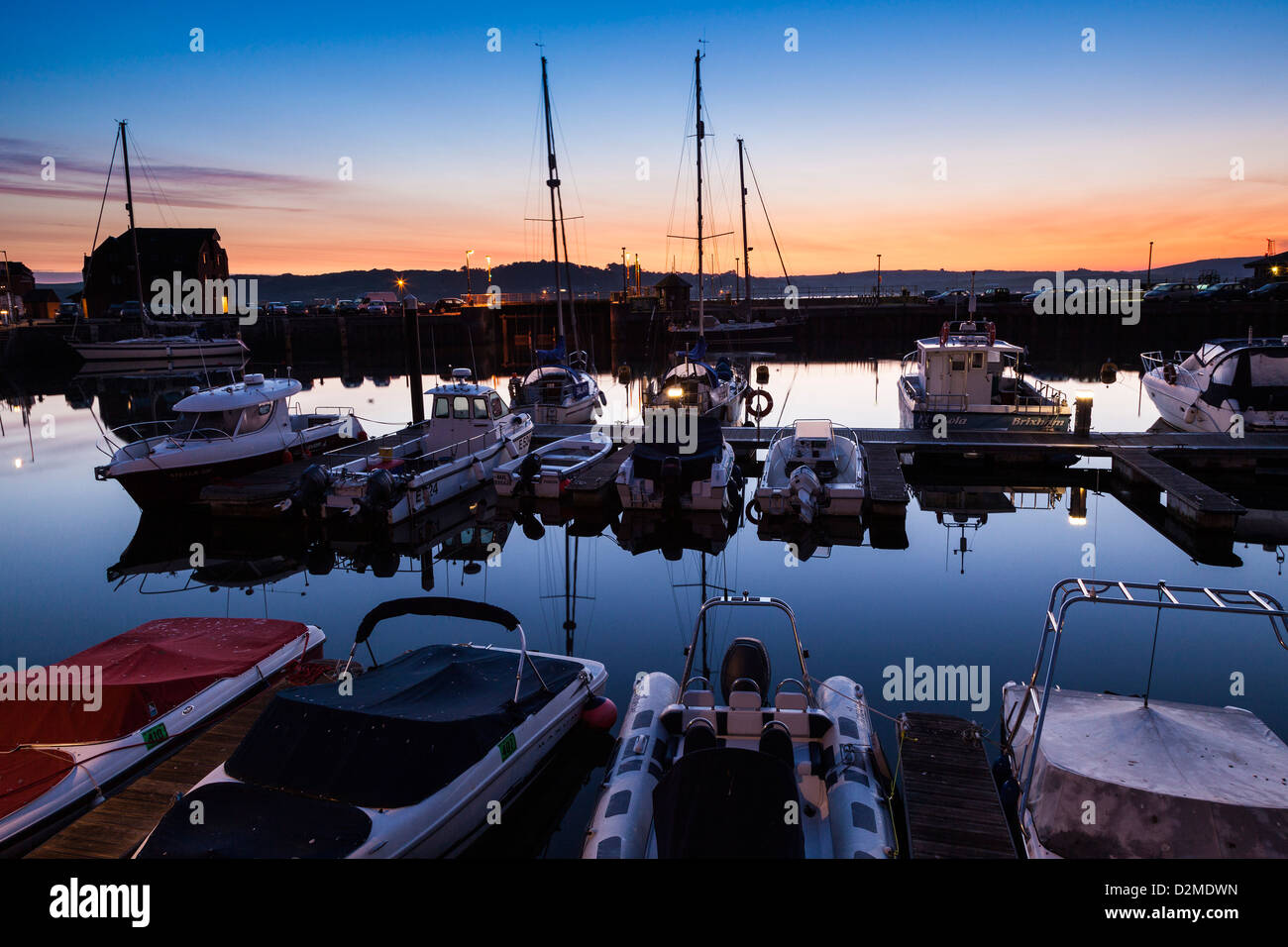 Padstow Harbour at first light, Cornwall Stock Photo - Alamy