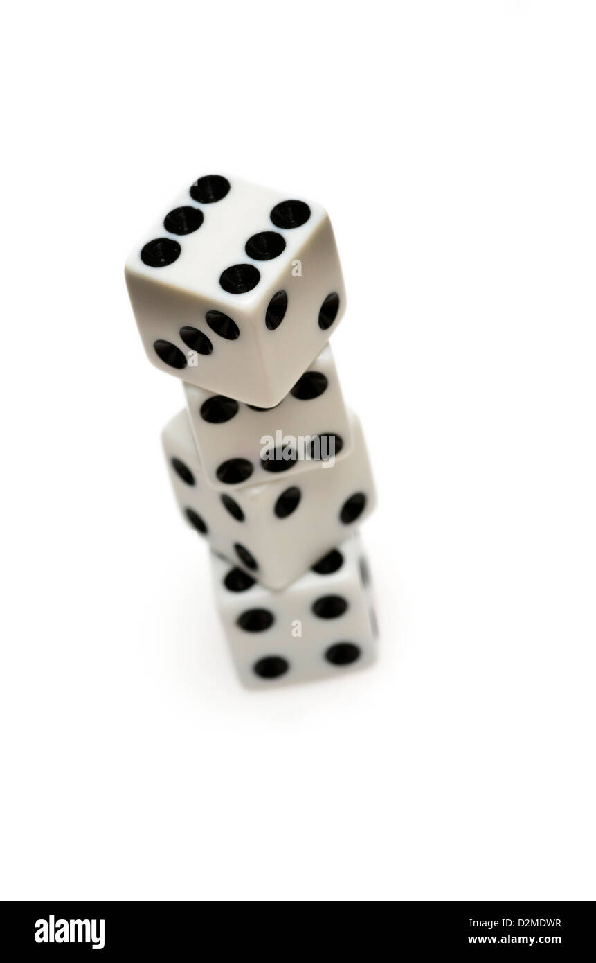 Dice four hi-res stock photography and images - Alamy