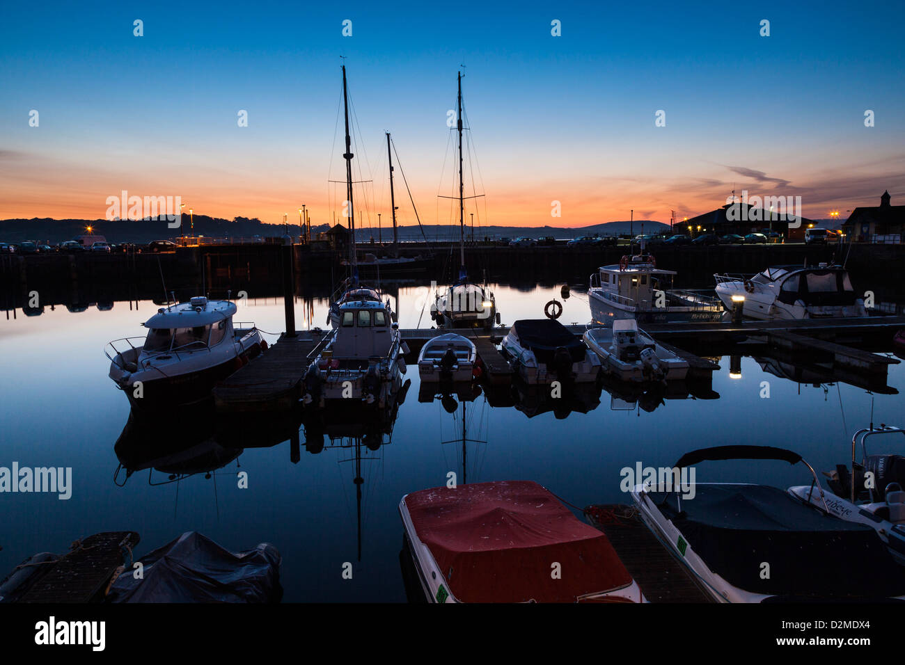 Padstow Harbour at first light, Cornwall Stock Photo - Alamy