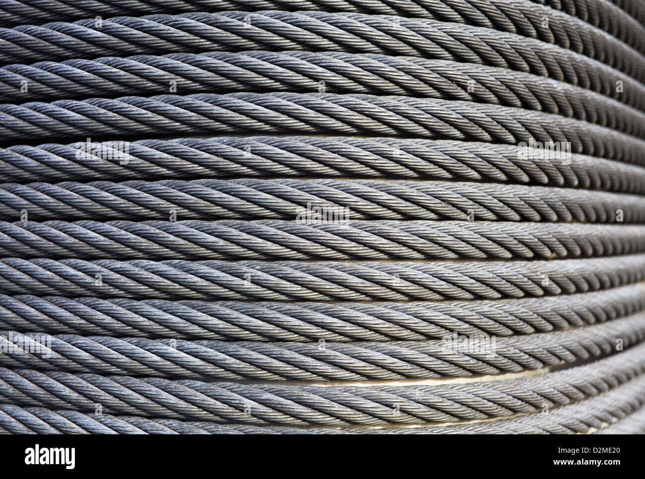 metal cable wrapping pole Stock Photo - Alamy