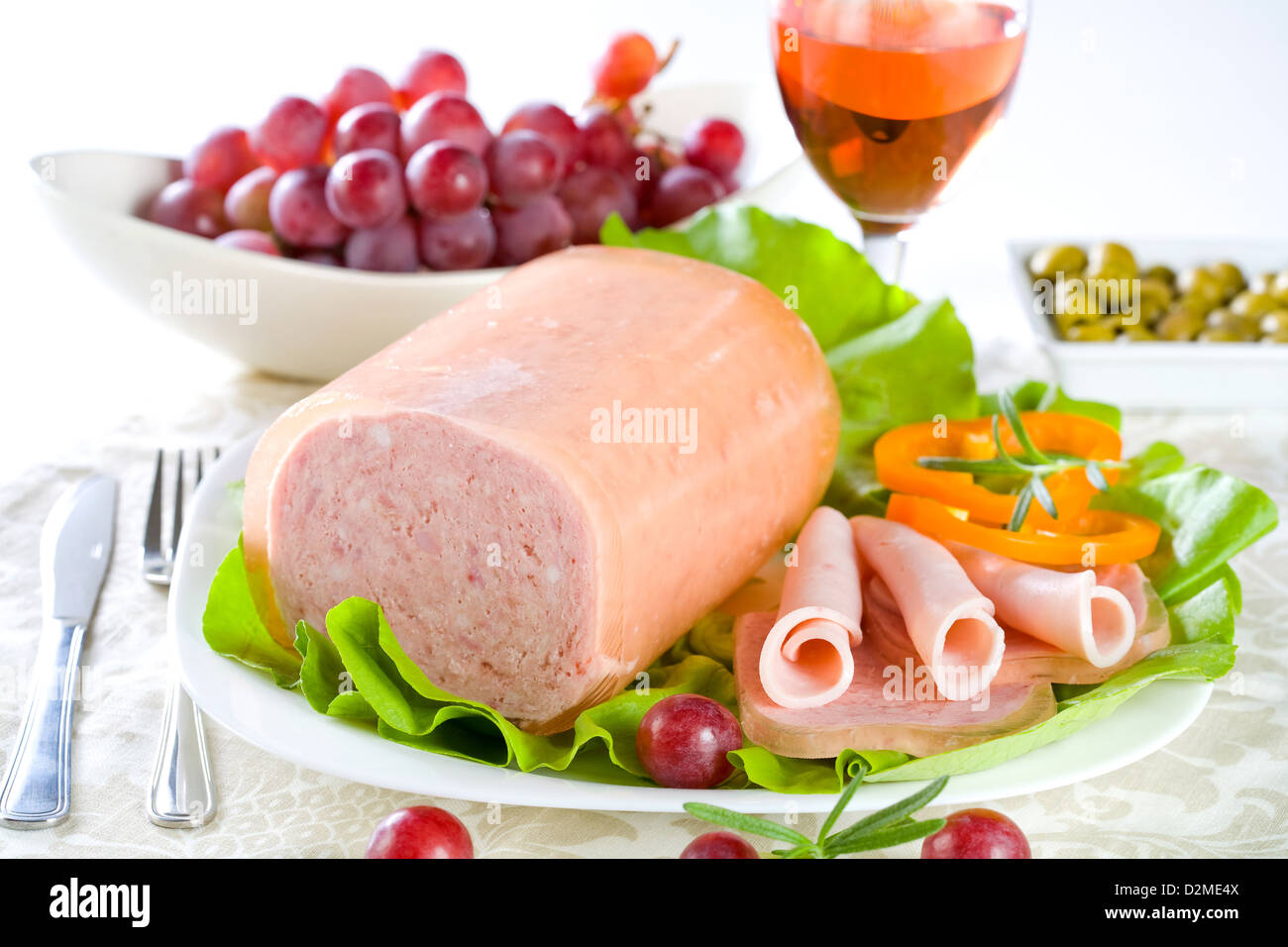 Luncheon meat hi-res stock photography and images - Alamy