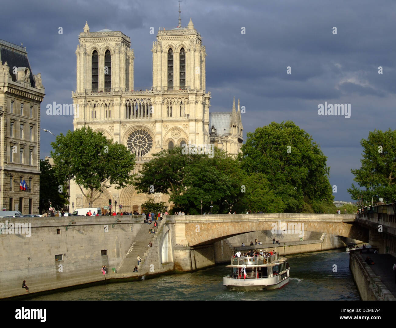 Notre Dame Cathedral in Paris, France, is one of the most famous Gothic ...