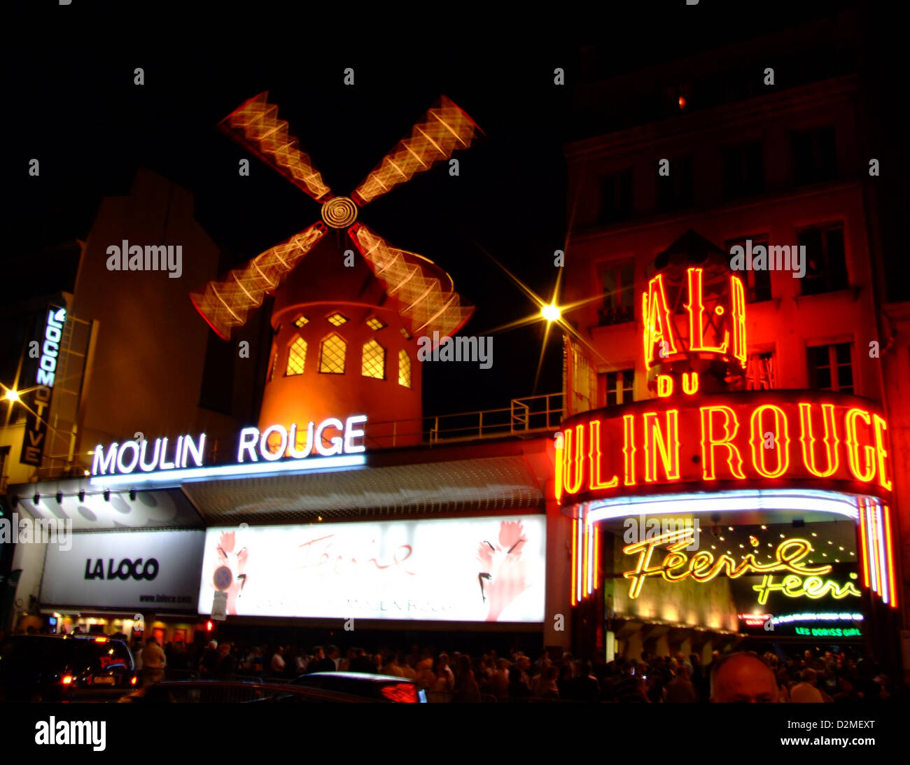 The Moulin Rouge is a historic cabaret in Paris, France, famous for its ...