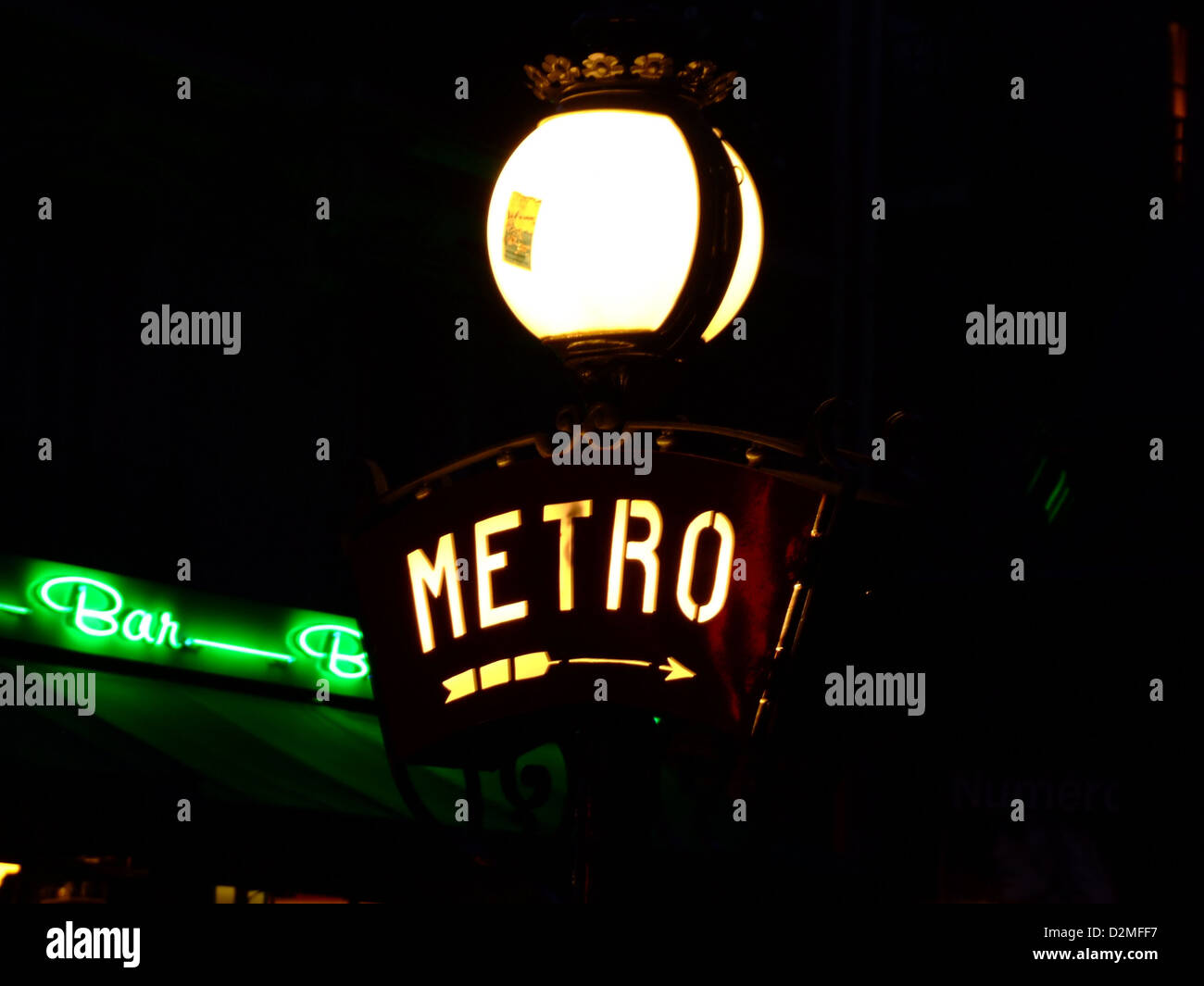 The Paris Metro at night is a vibrant and integral part of the city's ...