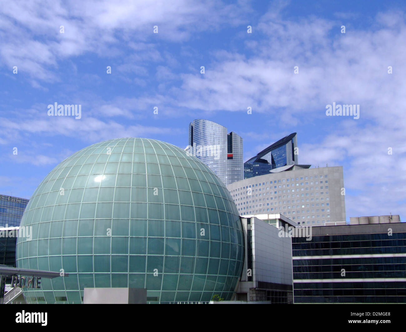 The Dome at La Défense, located in Paris, France, is a prominent ...