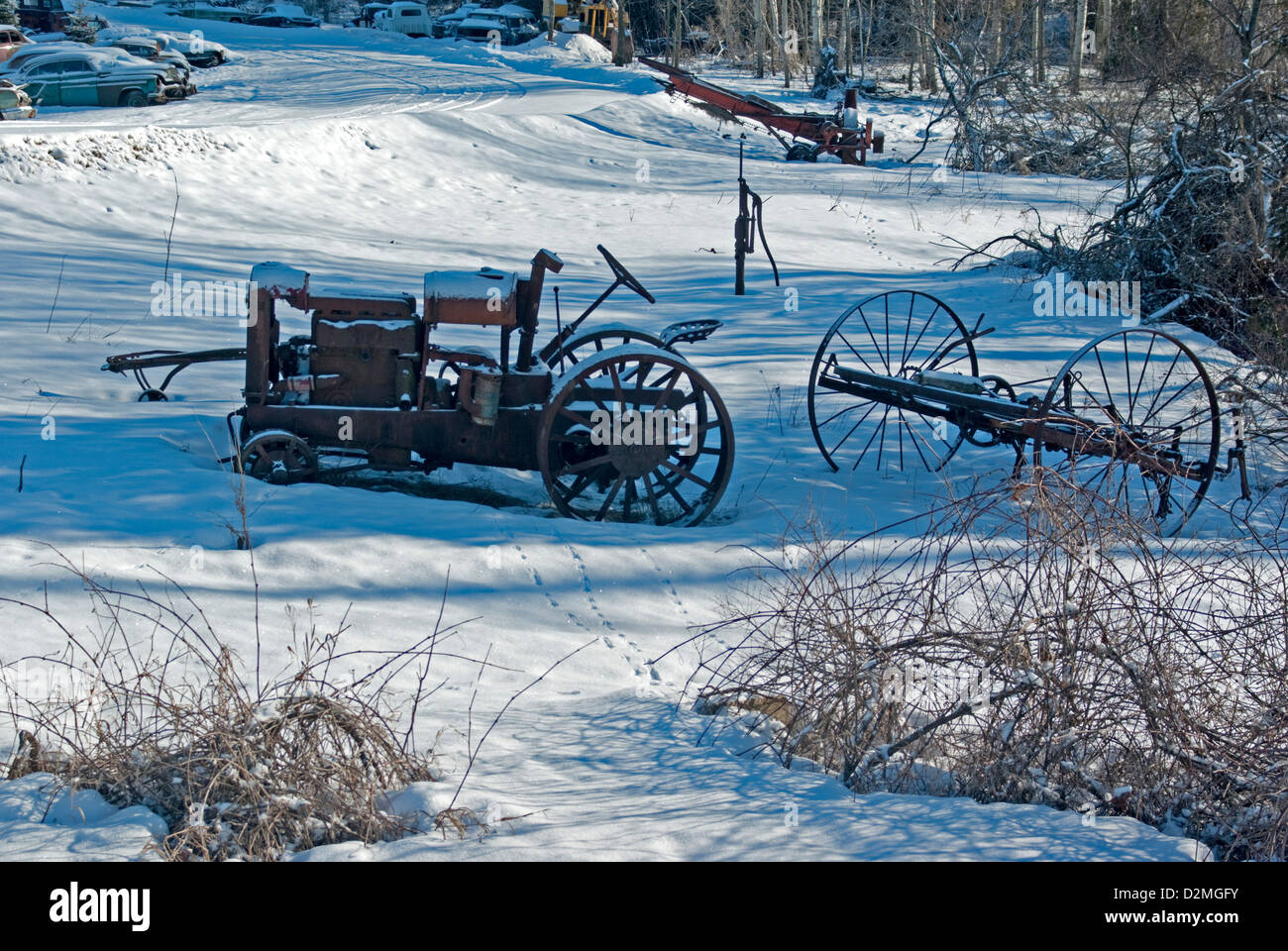 Antique old farm equipment hi-res stock photography and images - Alamy