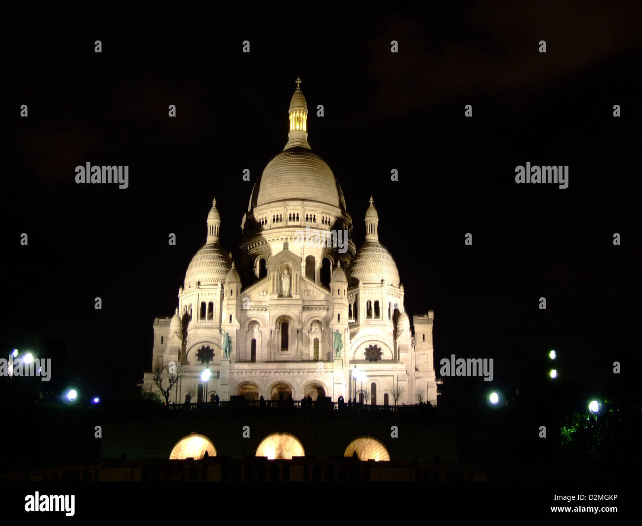 The Basilique du Sacré-Cœur, located in Paris, France, is a renowned ...
