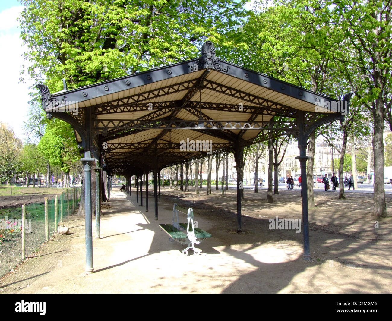 A view of the Avenue des Champs-Élysées in Paris, France, showcasing ...
