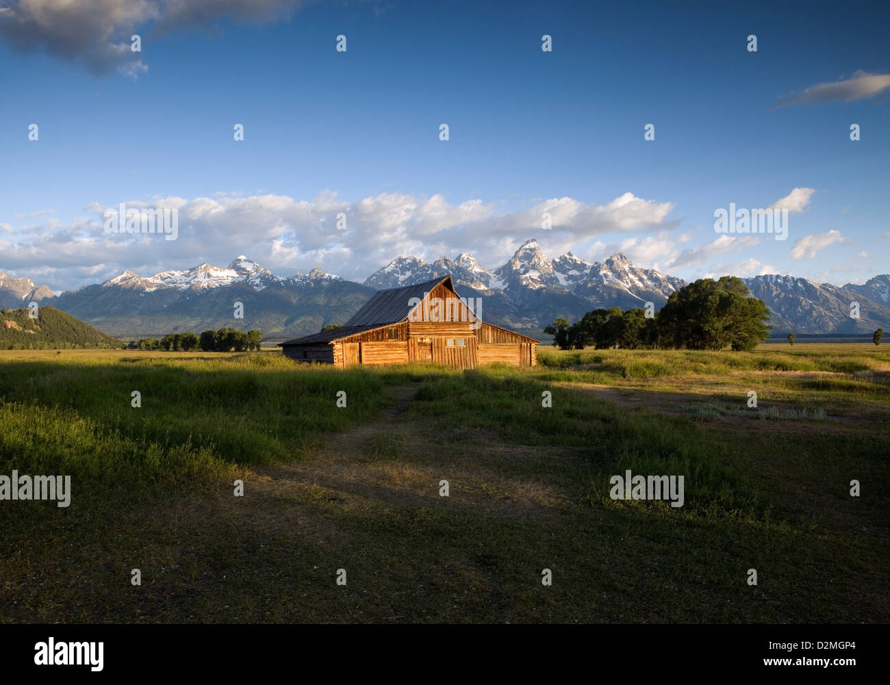 WY00296-00...WYOMING - Barn along The Mormon Road in Grand Teton ...