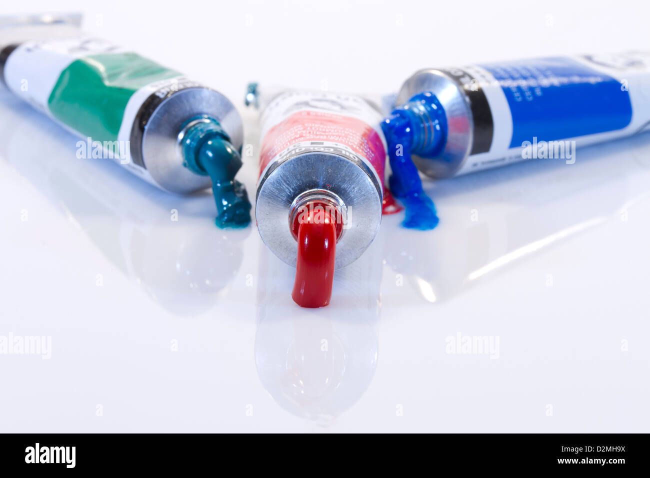 a composition of oil paints Stock Photo - Alamy