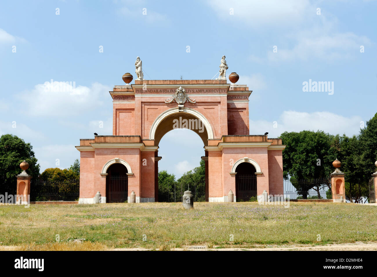 Rome. Italy. The triumphal arch of the four winds or dei Quattro Venti ...