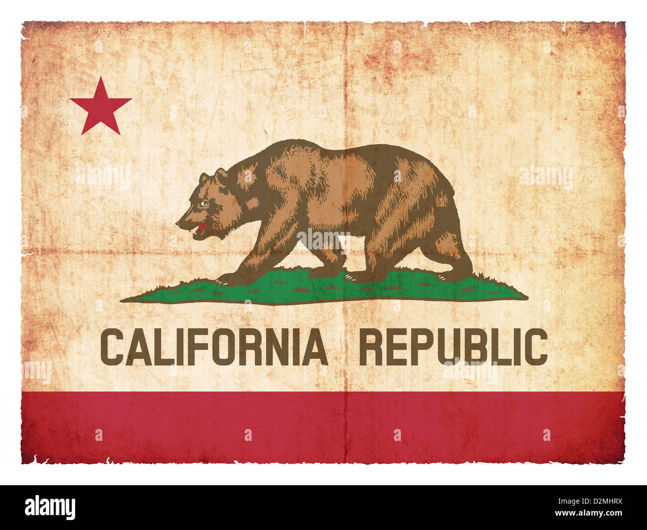 American and california flag Cut Out Stock Images & Pictures - Alamy