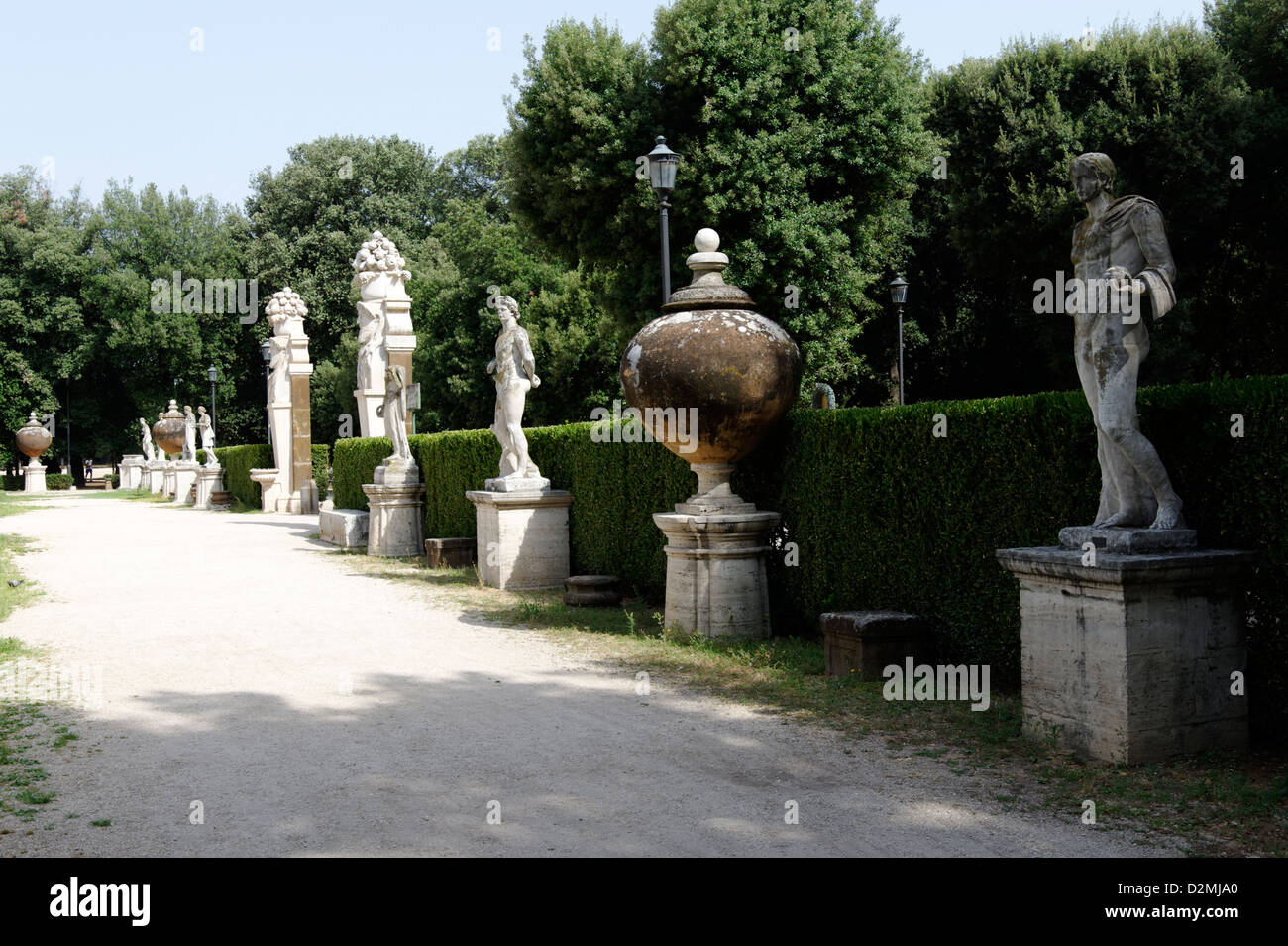 Statue villa borghese gardens rome High Resolution Stock Photography ...