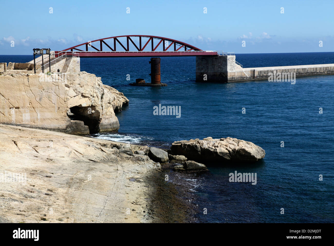 The newly built ( 2011 ) Breakwater bridge at the entrance to Grand ...