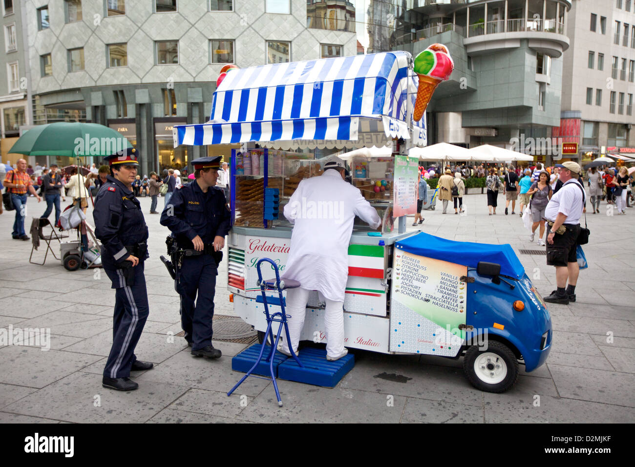 Police ice cream hi-res stock photography and images - Alamy