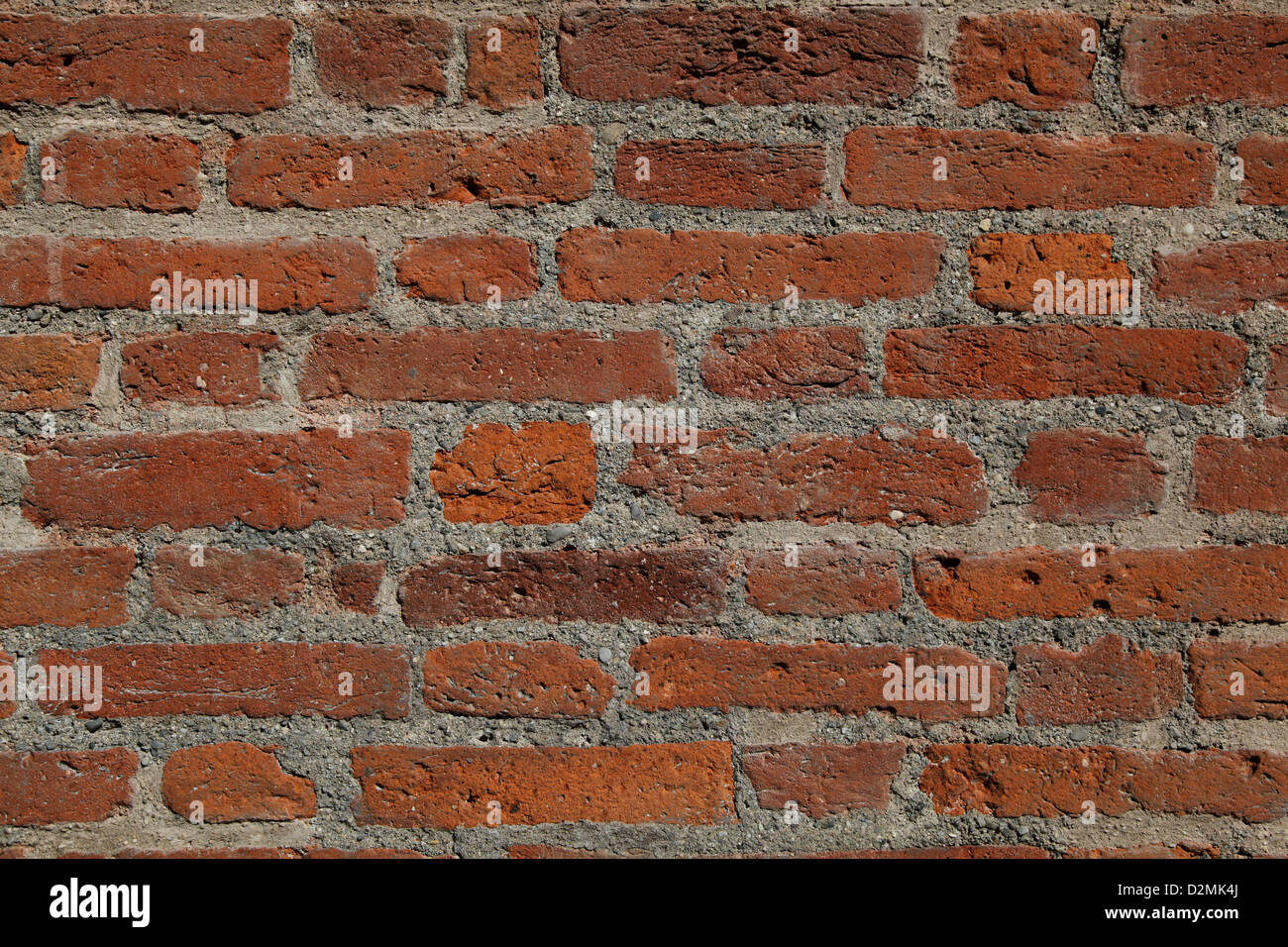 An old red brick wall Stock Photo - Alamy