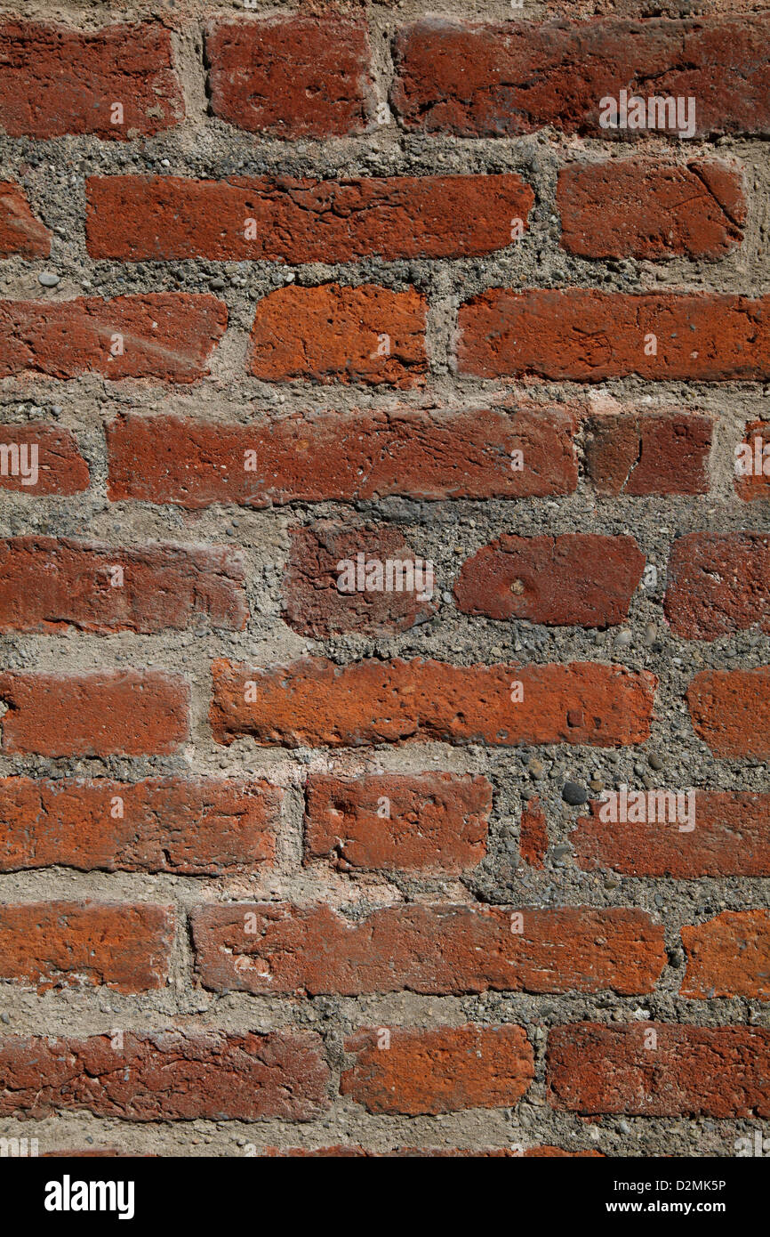 An old red brick wall Stock Photo - Alamy