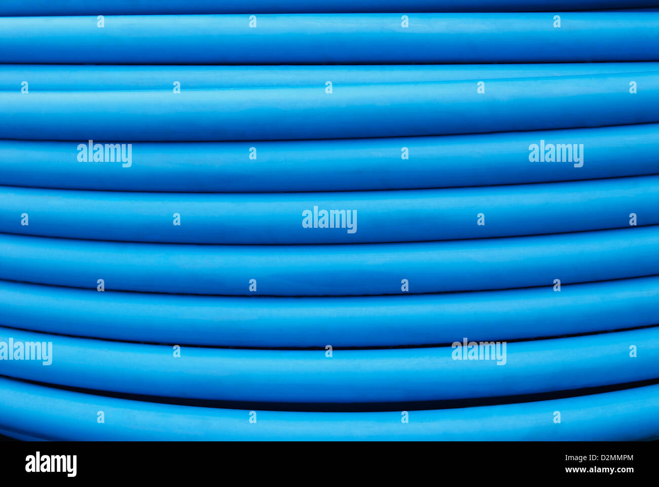 Close-up of a roll of plastic pipe, Mysore, Karnataka, India Stock ...