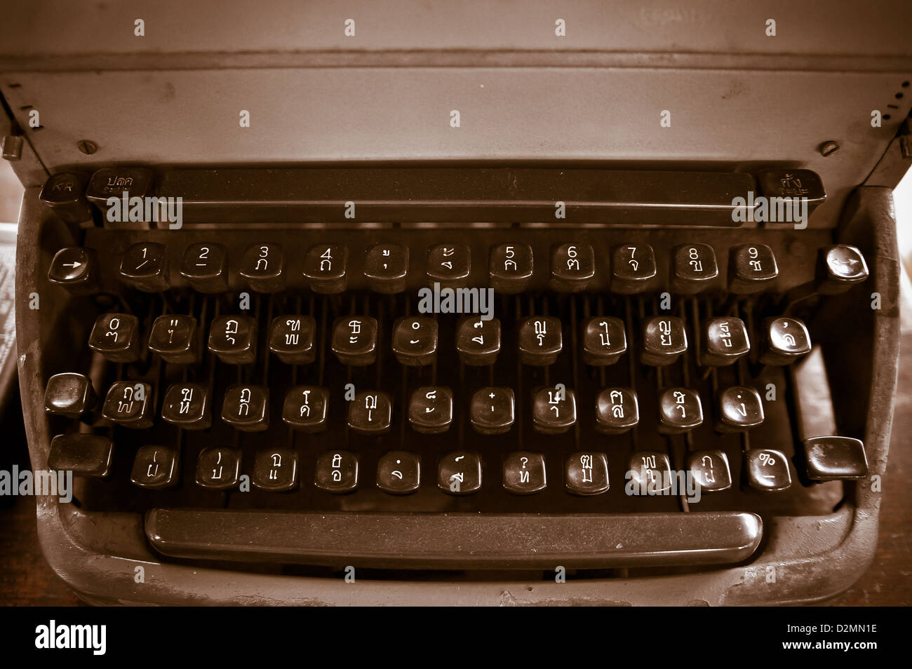 old typewriter keyboard Stock Photo - Alamy