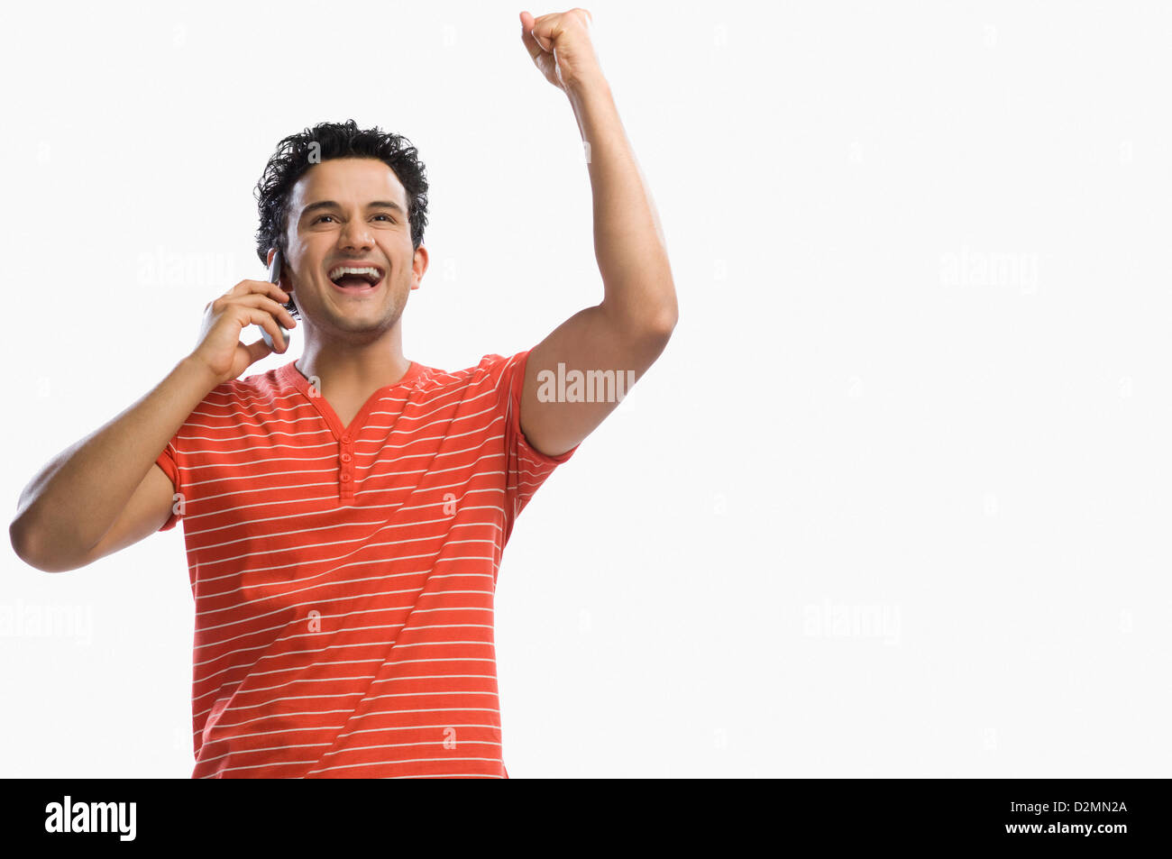 Black background studio clenching fist hi-res stock photography and ...
