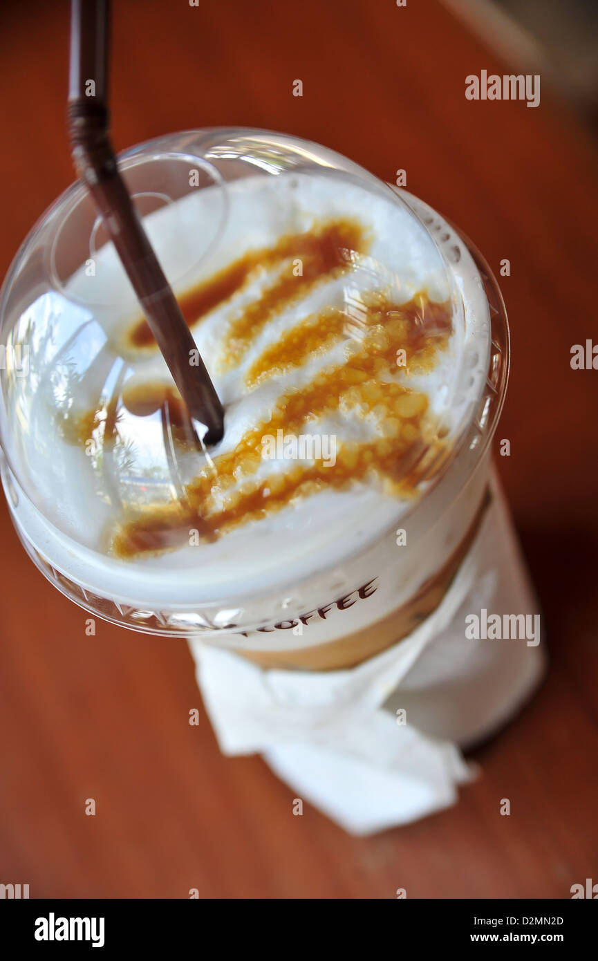 Cold coffee drink Stock Photo - Alamy