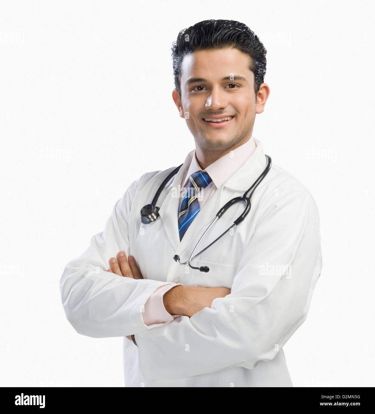 Portrait of a doctor smiling Stock Photo - Alamy