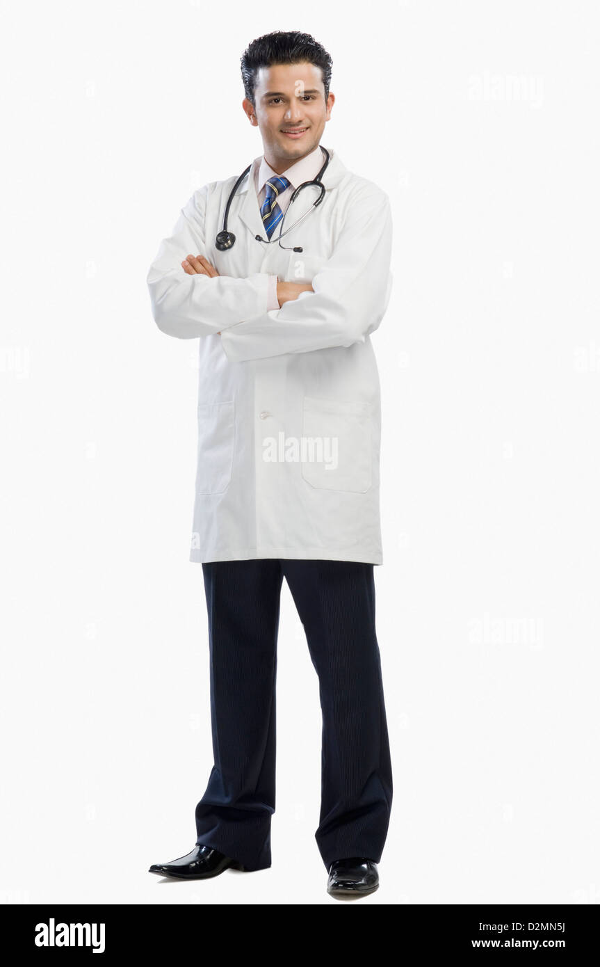 Indian male doctor stethoscope Cut Out Stock Images & Pictures - Alamy