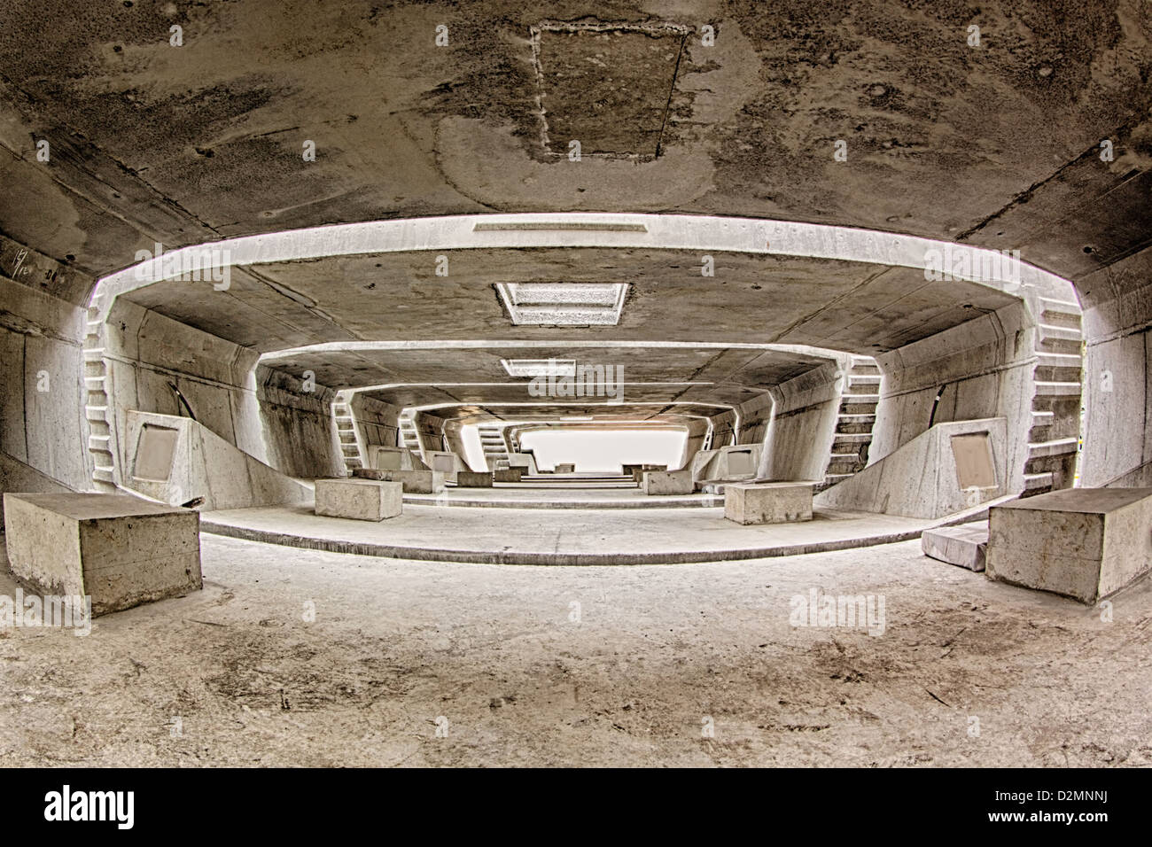 Tunnel Architecture construction Stock Photo - Alamy