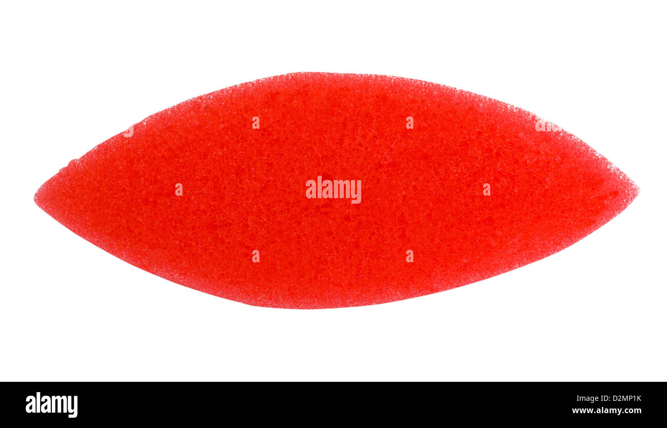 Close-up of an oval shaped bath sponge Stock Photo - Alamy
