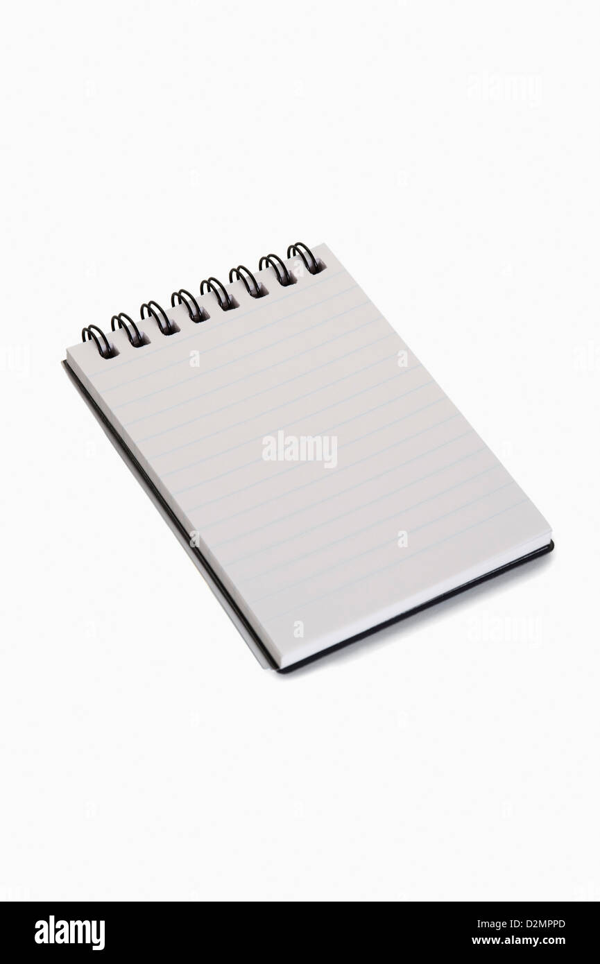 Close-up of a spiral notebook Stock Photo - Alamy