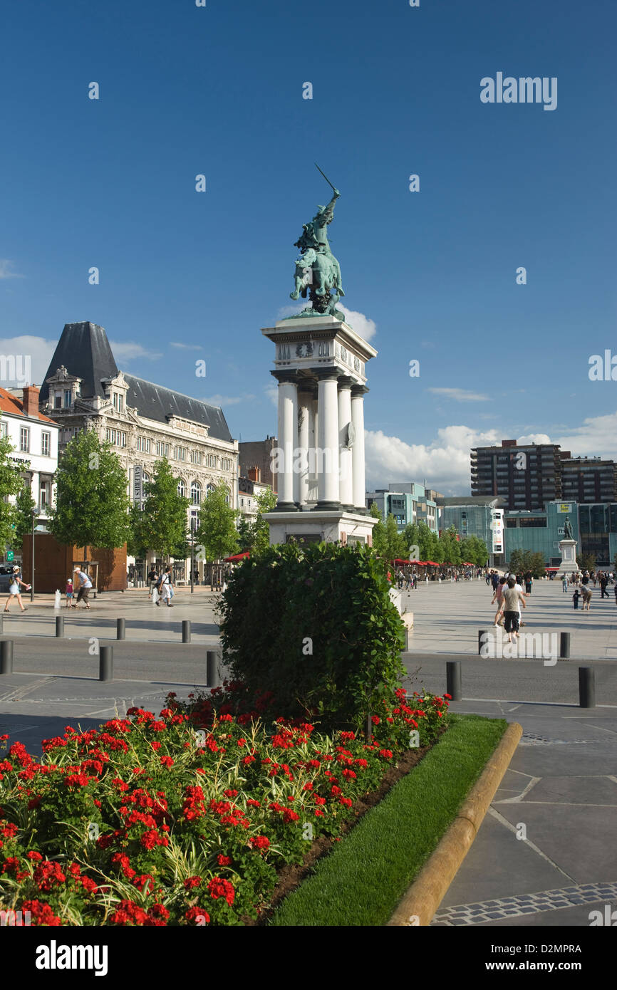 PLACE DE LA JAUDE CLERMONT FERRAND CANTAL AUVERGNE FRANCE Stock Photo ...