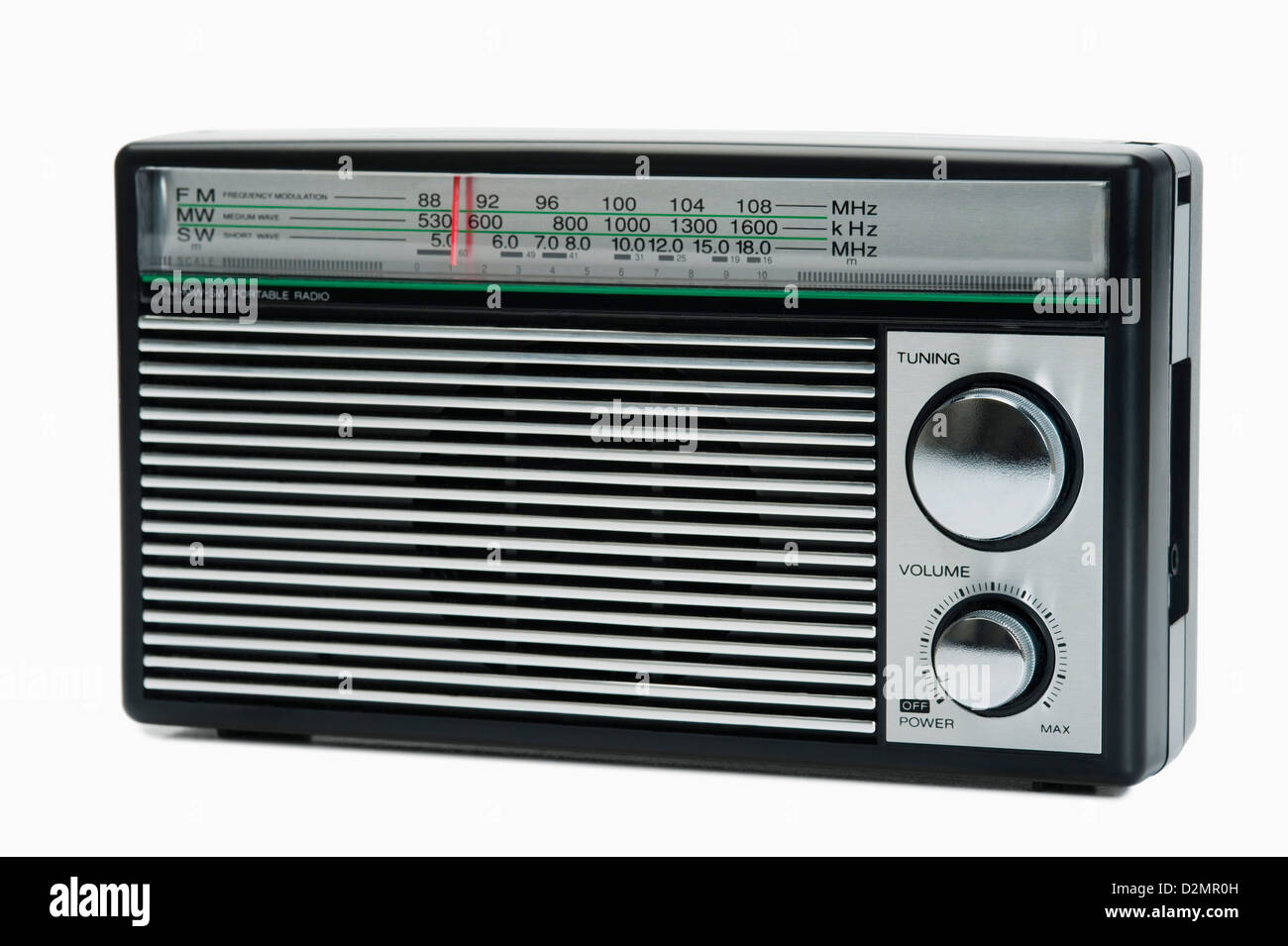 Close up retro radio Cut Out Stock Images & Pictures - Alamy