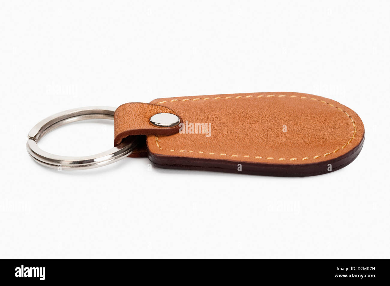 Metallic key with leather key ring hi-res stock photography and images ...