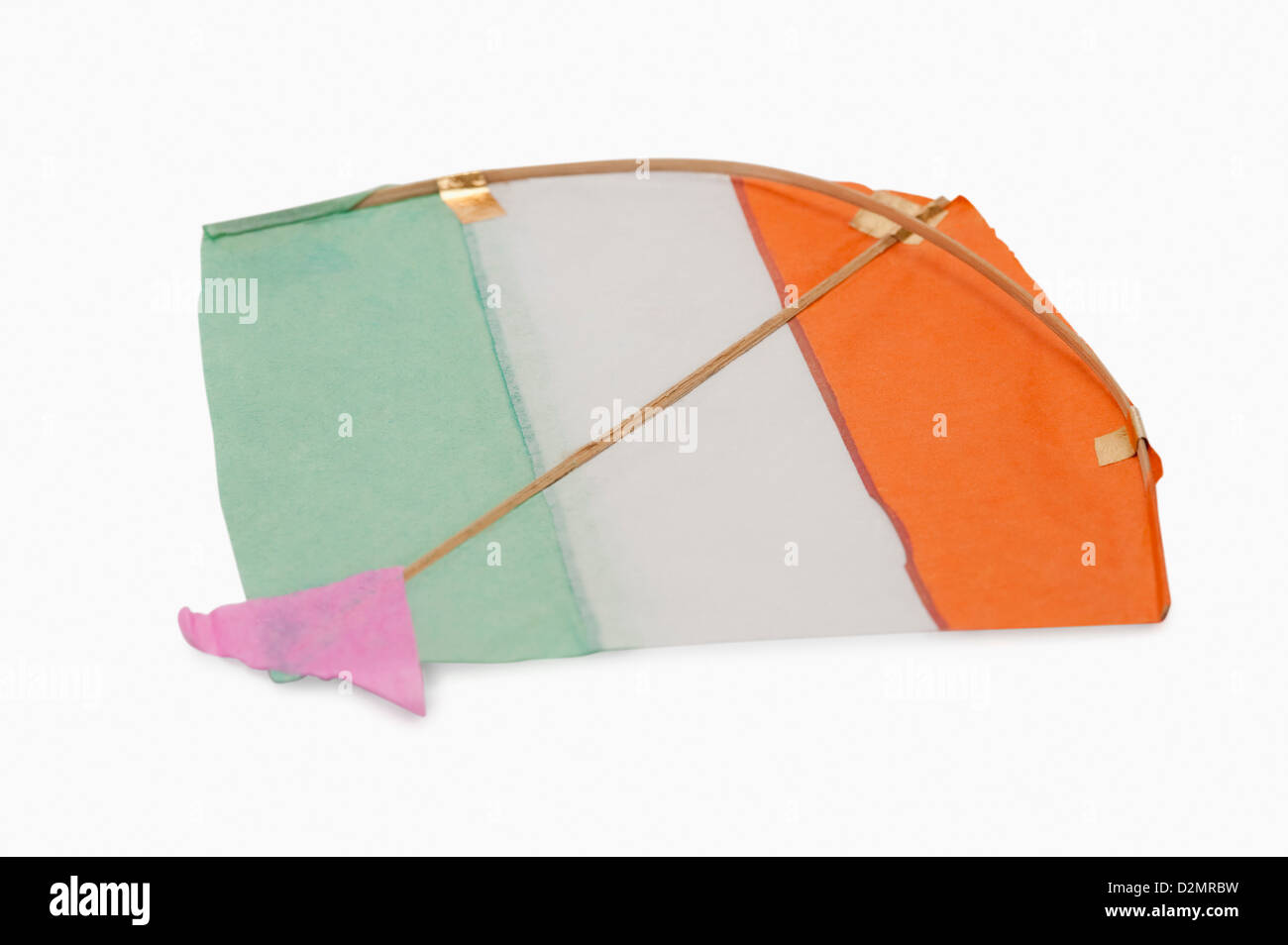 Close-up of a tricolor kite Stock Photo - Alamy