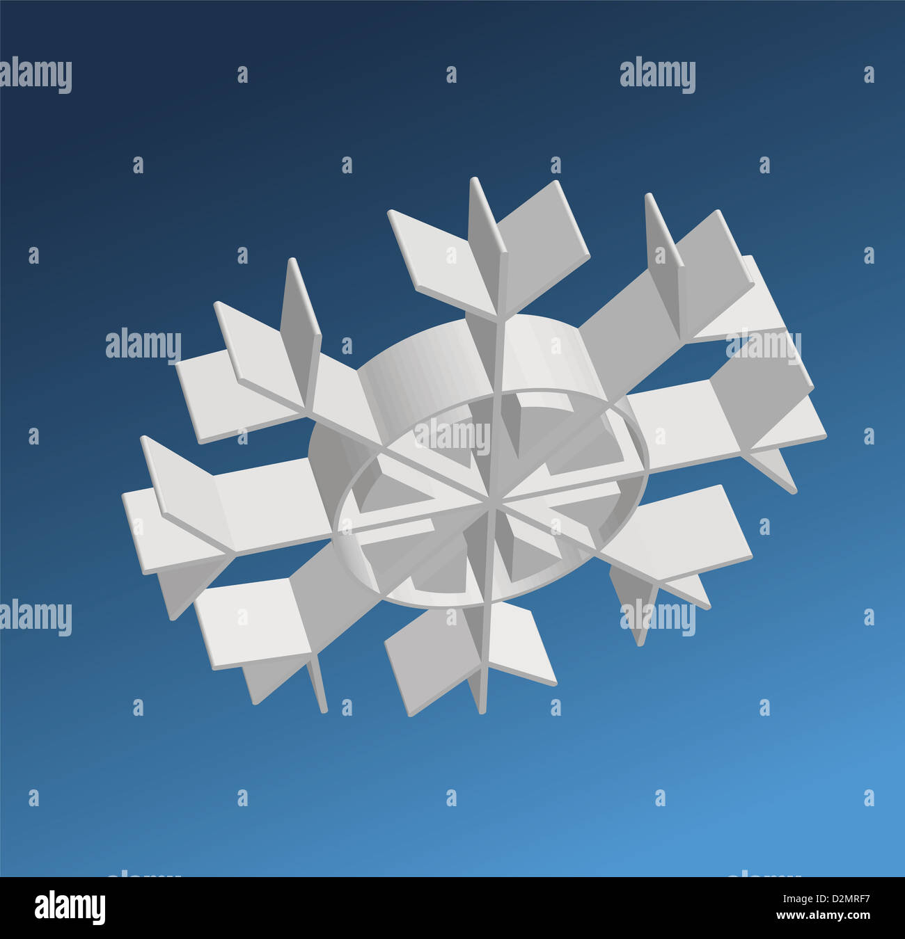 Snowflake. Element for design. Vector illustration Stock Photo - Alamy