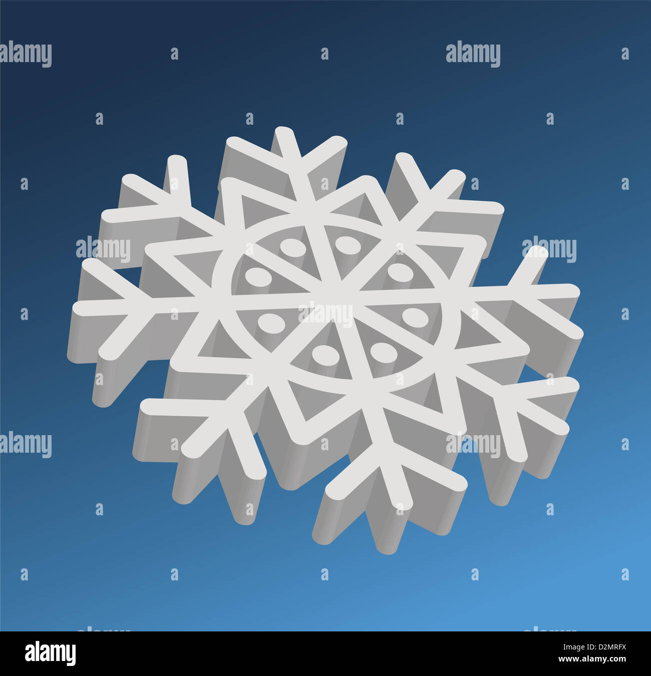 Snowflake. Element for design. Vector illustration Stock Photo - Alamy