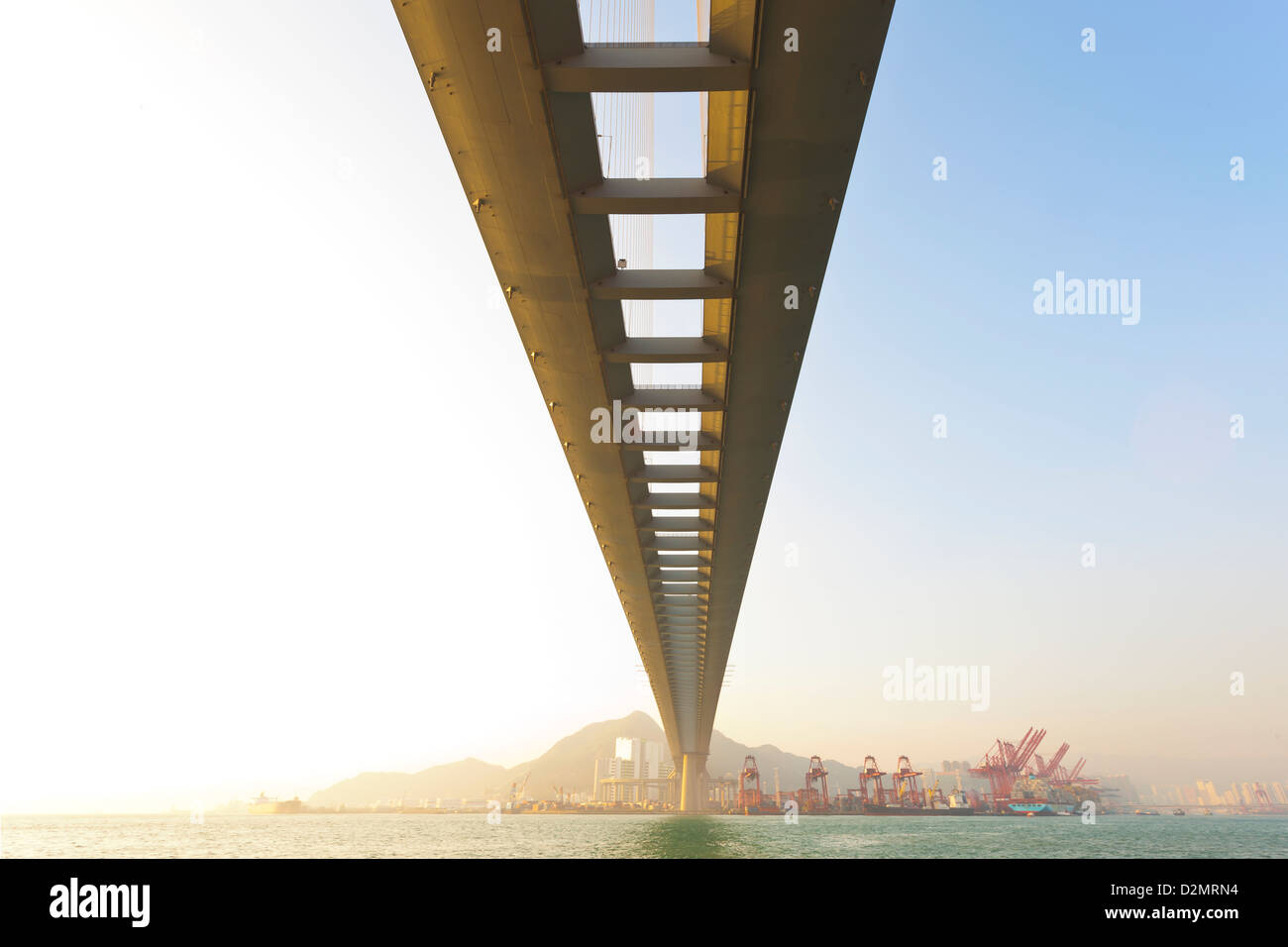 Bridge at sunset Stock Photo - Alamy