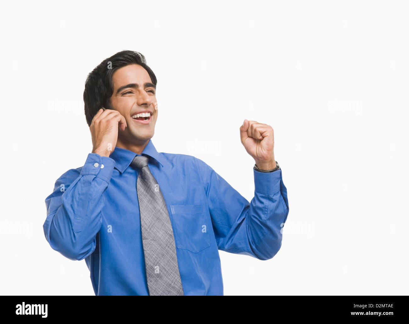 Black raised fist businessman hi-res stock photography and images - Alamy
