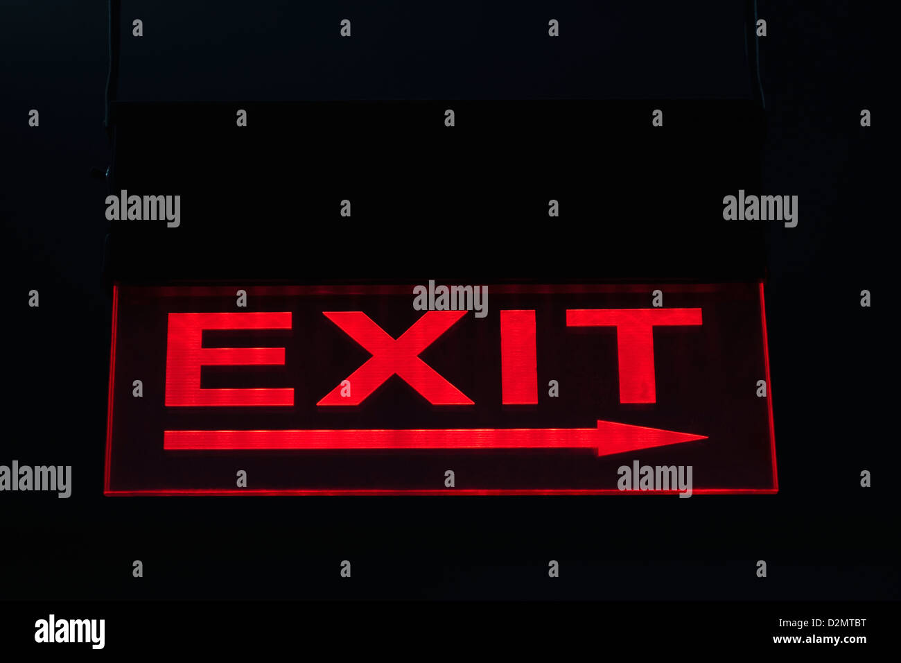 Western script exit hi-res stock photography and images - Alamy