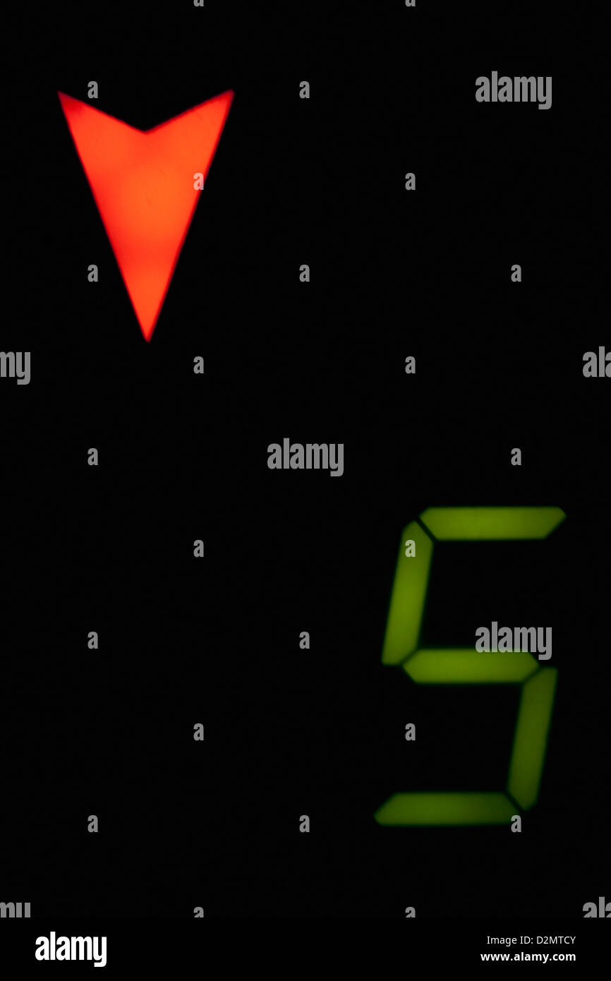 Elevator floor indicator hi-res stock photography and images - Alamy